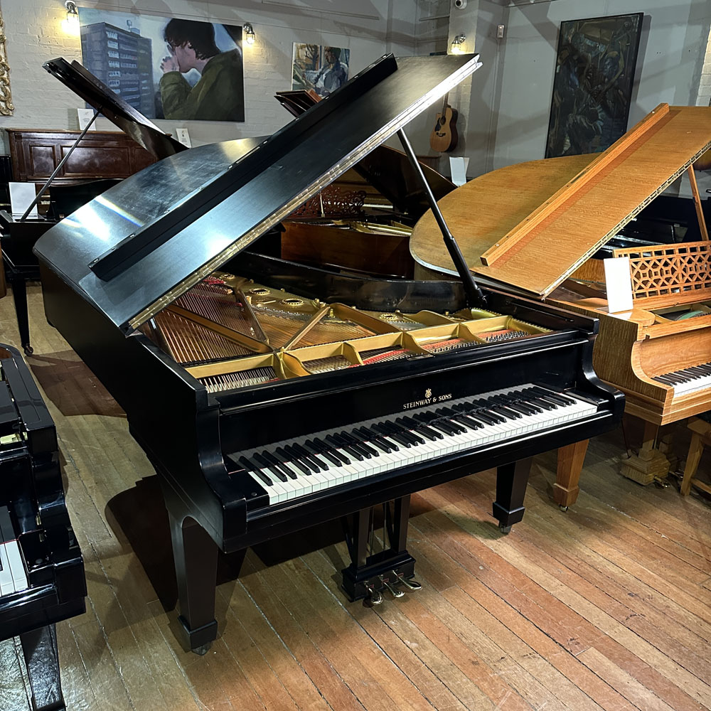 Used Steinway & Sons Model C Grand Piano Black 292419 20 – Sherwood Phoenix